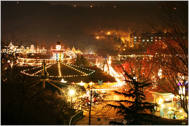 에버랜드 야경. : 네이버 블로그